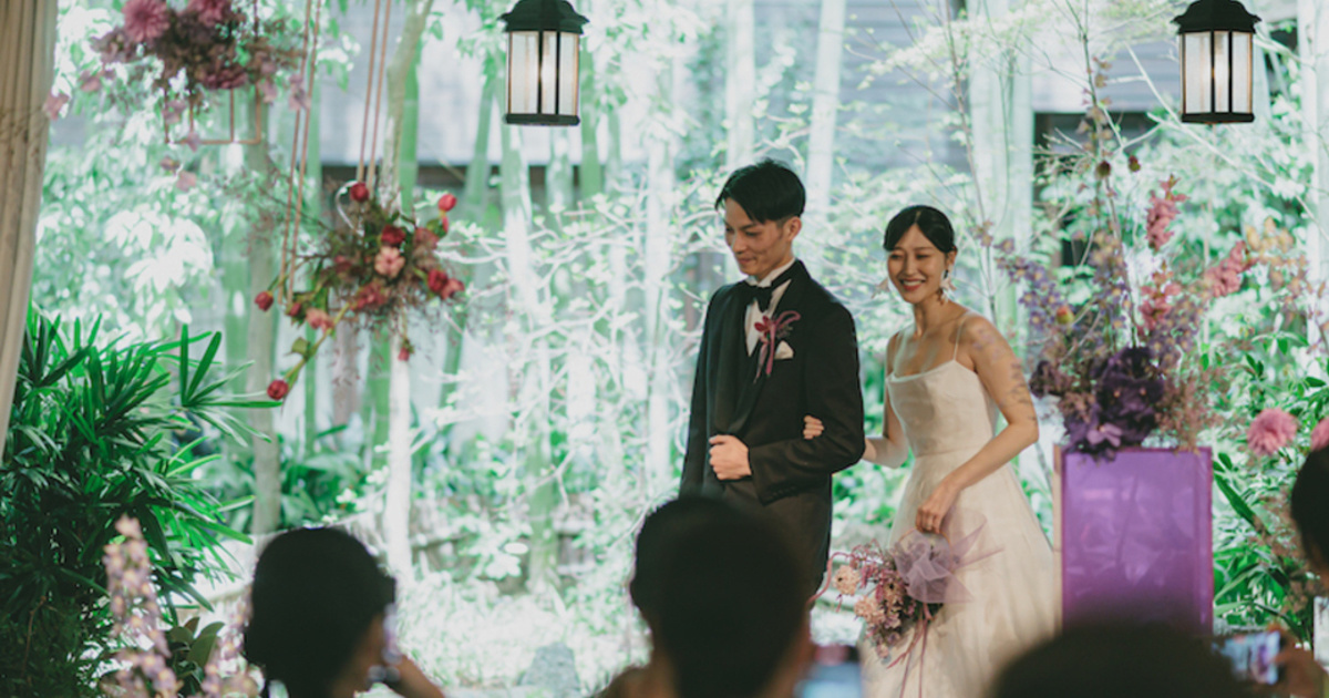 新しくオープンした緑の貸切空間で叶える、自然と調和する贅沢な FORTUNE GARDEN KYOTO（フォーチュンガーデン京都）のウェディングレポート | PLACOLE&DRESSY